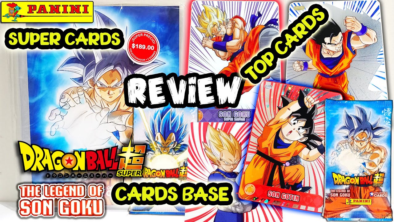 TRADING CARDS DRAGON BALL SUPER LA LEYENDA DE SON GOKU / UNBOXING Y ...