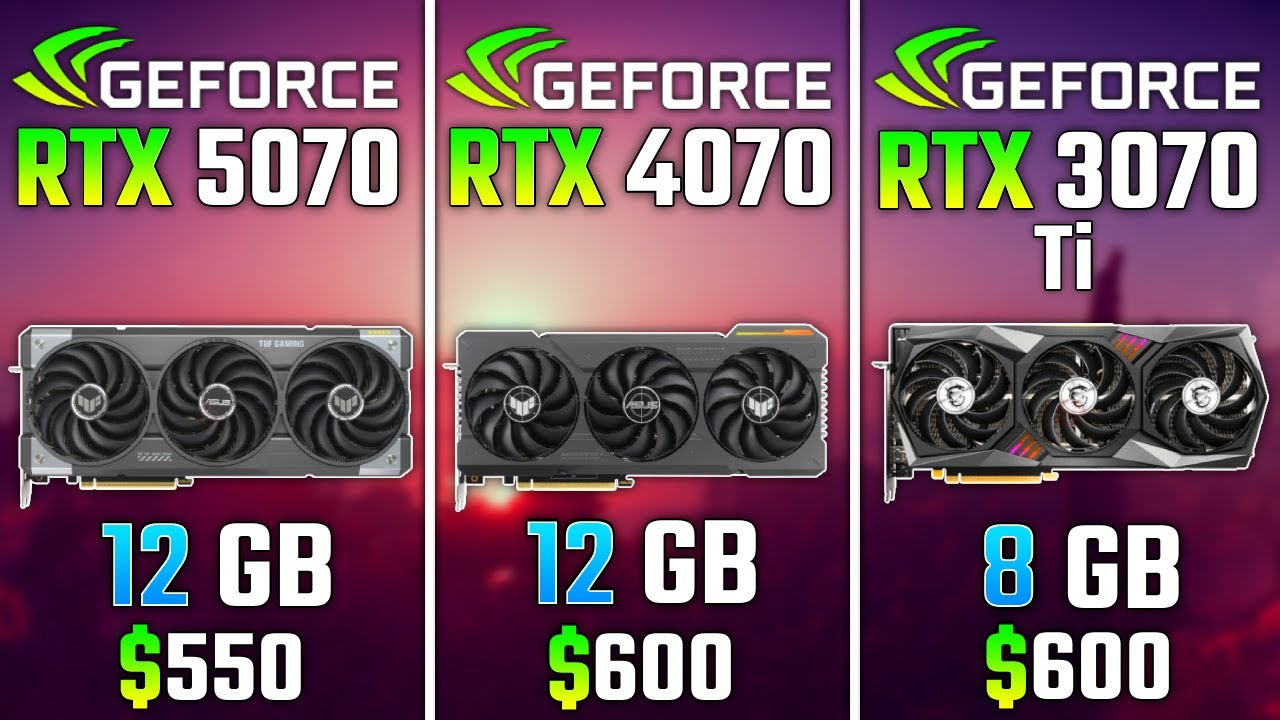 RTX 5070 vs RTX 4070 vs RTX 3070 Ti | Test in 6 Game - YouTube