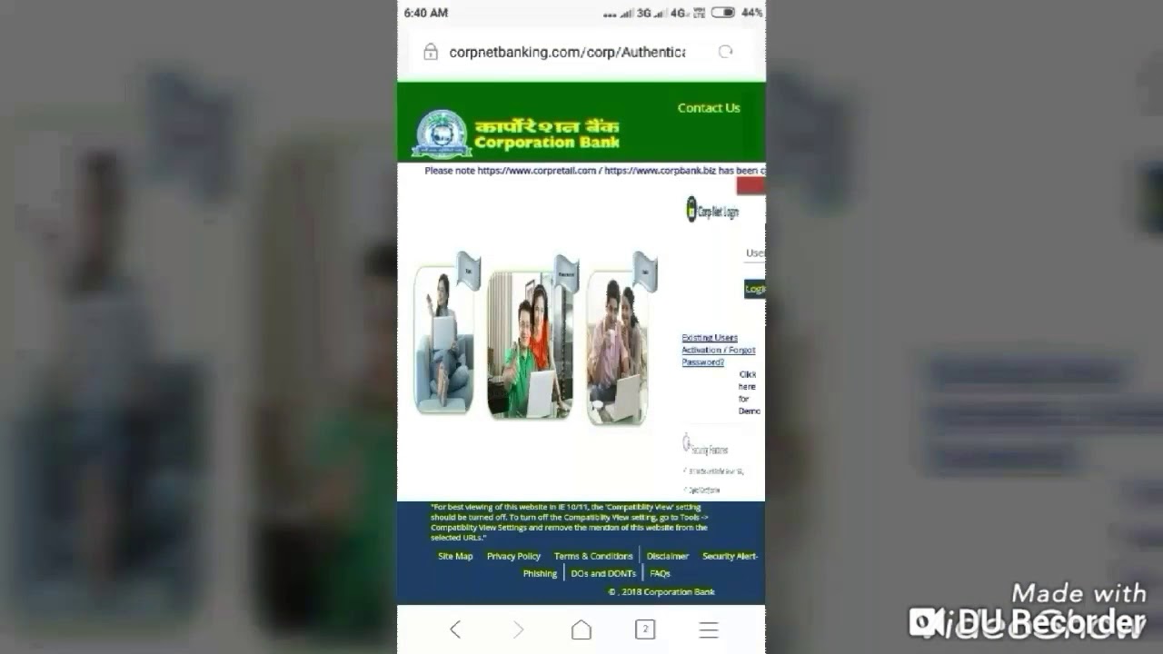 Corp NetBanking user Activation - YouTube