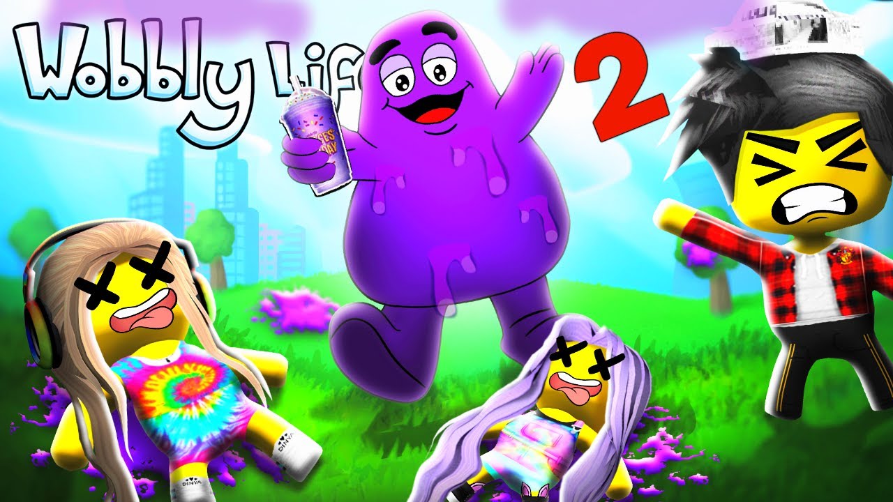 FIM das Massinhas na FÁBRICA do GRIMACE SHAKE !- (Wobbly Life #2 ...