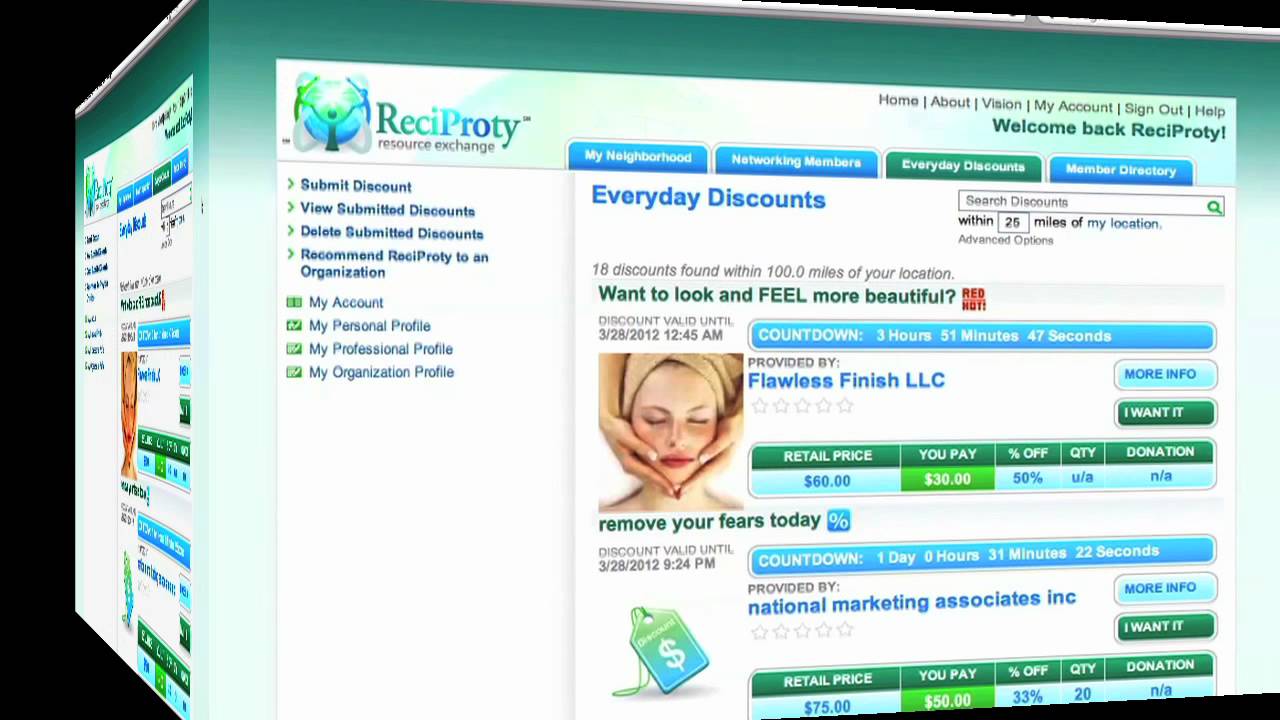 Reciproty Home Page - YouTube