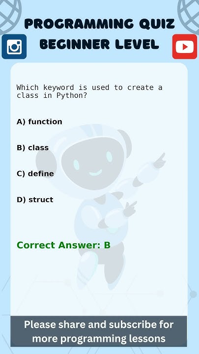 Programming Quiz - Beginner Level | Python | AI | Machine Learning | Data Science | Coding | Gen ...