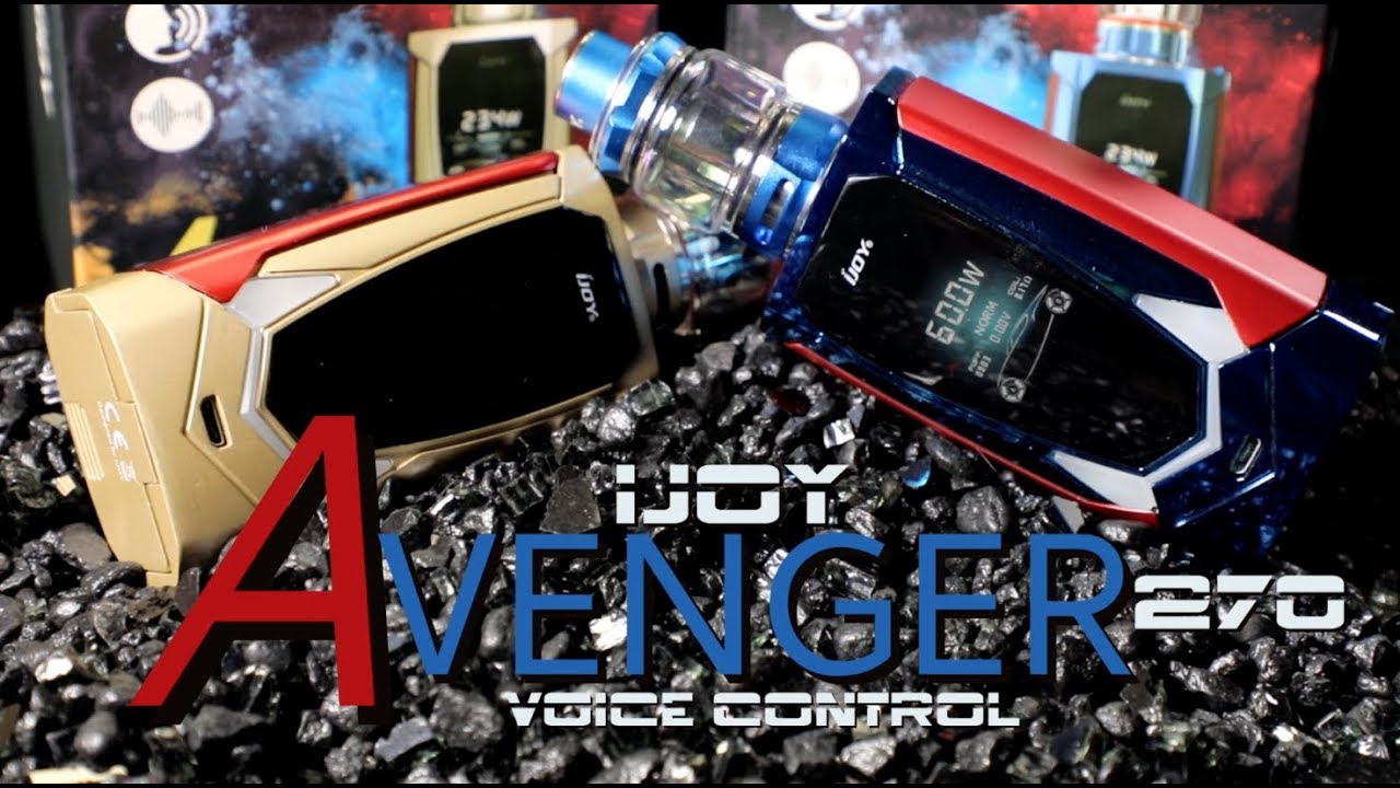 AVENGER 270 Kit By iJOY (Voice Control) ~Vape Mod Kit Review~ - YouTube