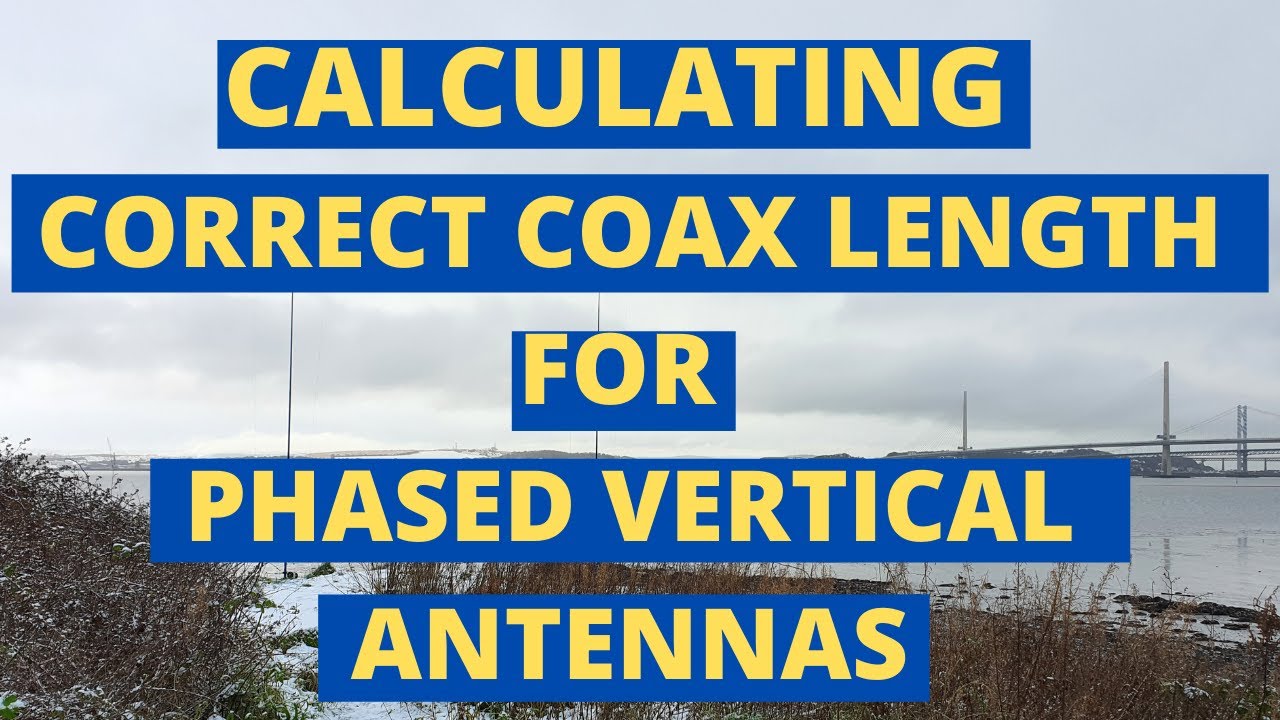 How to calculate coax length for phased antenna systems. - YouTube