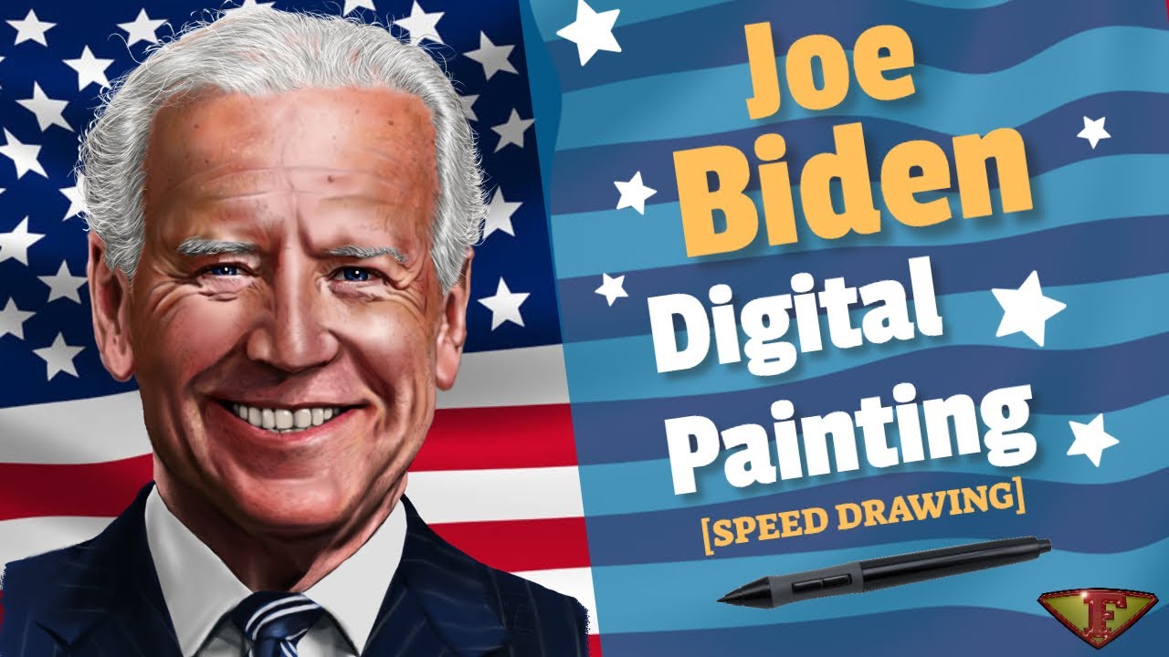 Joe Biden Drawing | Speed Painting - YouTube