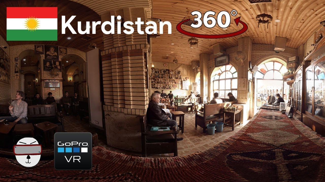 🌍 360° Machko Teahouse | Erbil, Kurdistan ☀️ 【GoPro VR Travel | 360 ...