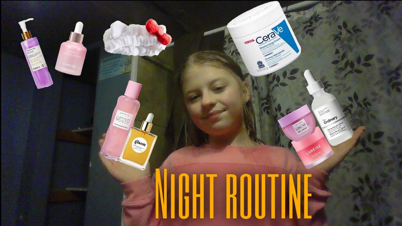 Night routine GRWM to go to bed - YouTube