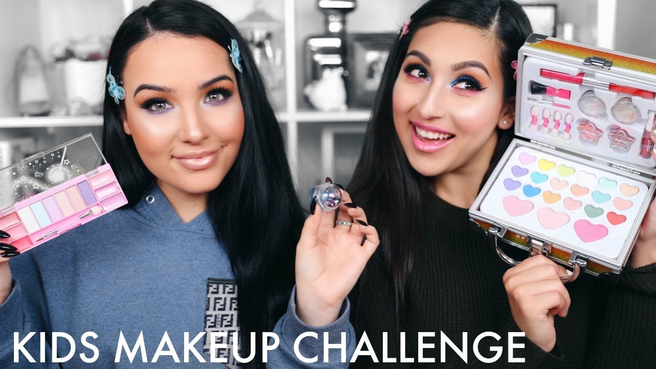 KIDS MAKEUP CHALLENGE WITH AMANDA ENSING | BEAUTYYBIRD - YouTube