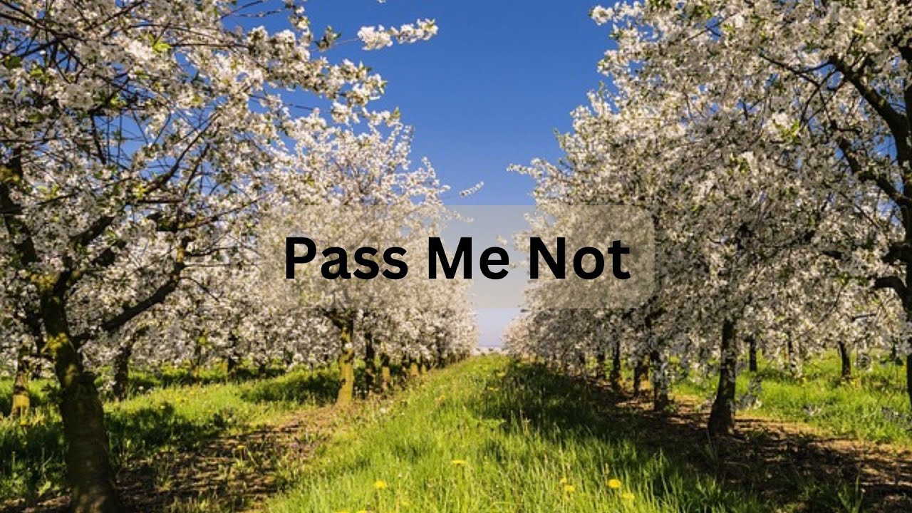 Pass Me Not- Lyric Video - YouTube