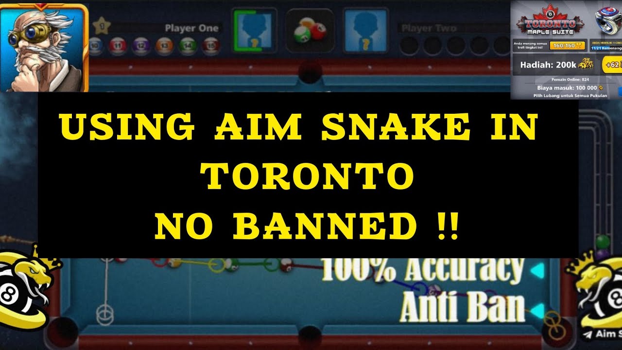 8 BALL POOL || AIM SNAKE 8 BALL POOL NEW UPDATE || HOW TO PLAY USING ...
