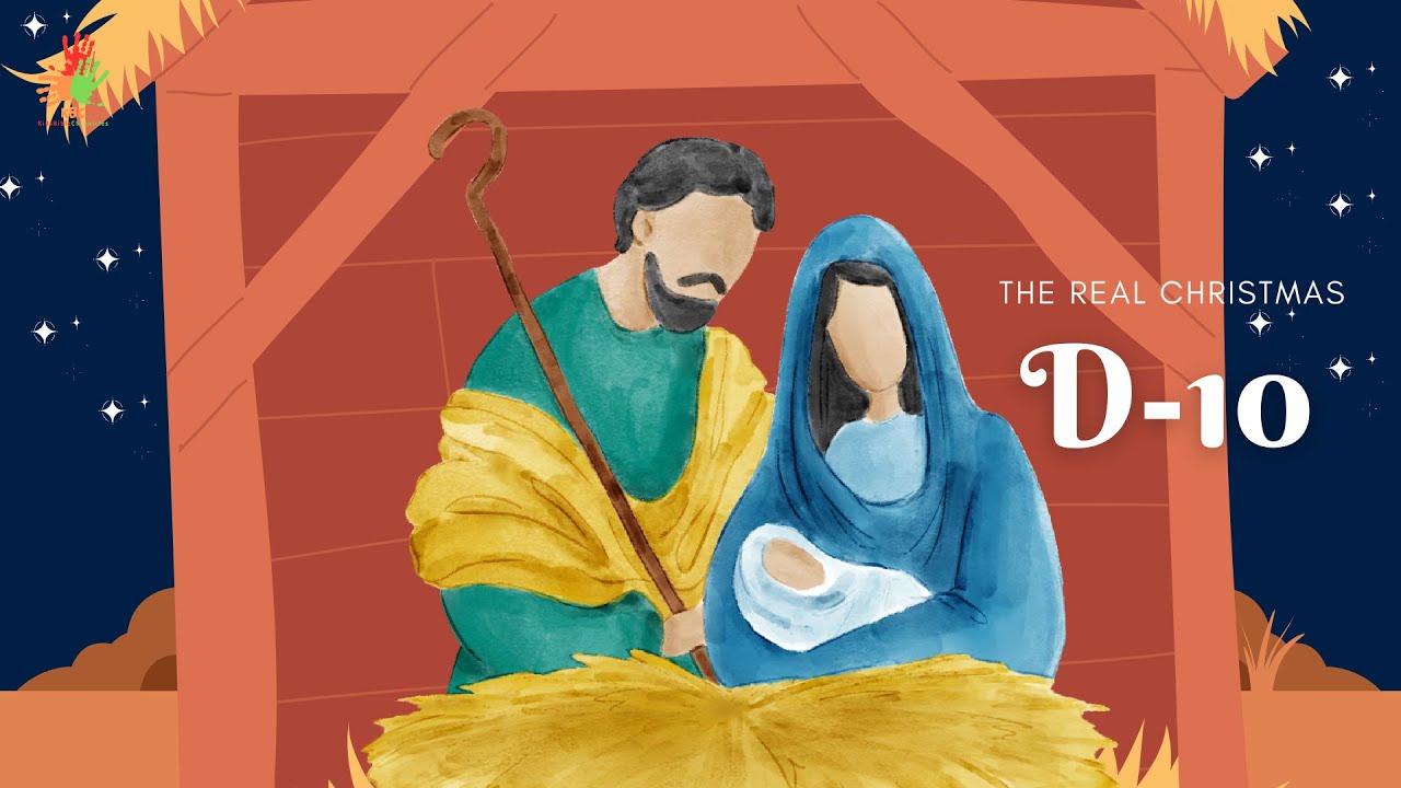 Kids Bible Christmas | Countdown Day-10:LUKE 2:6-7. #kidsvideo # ...