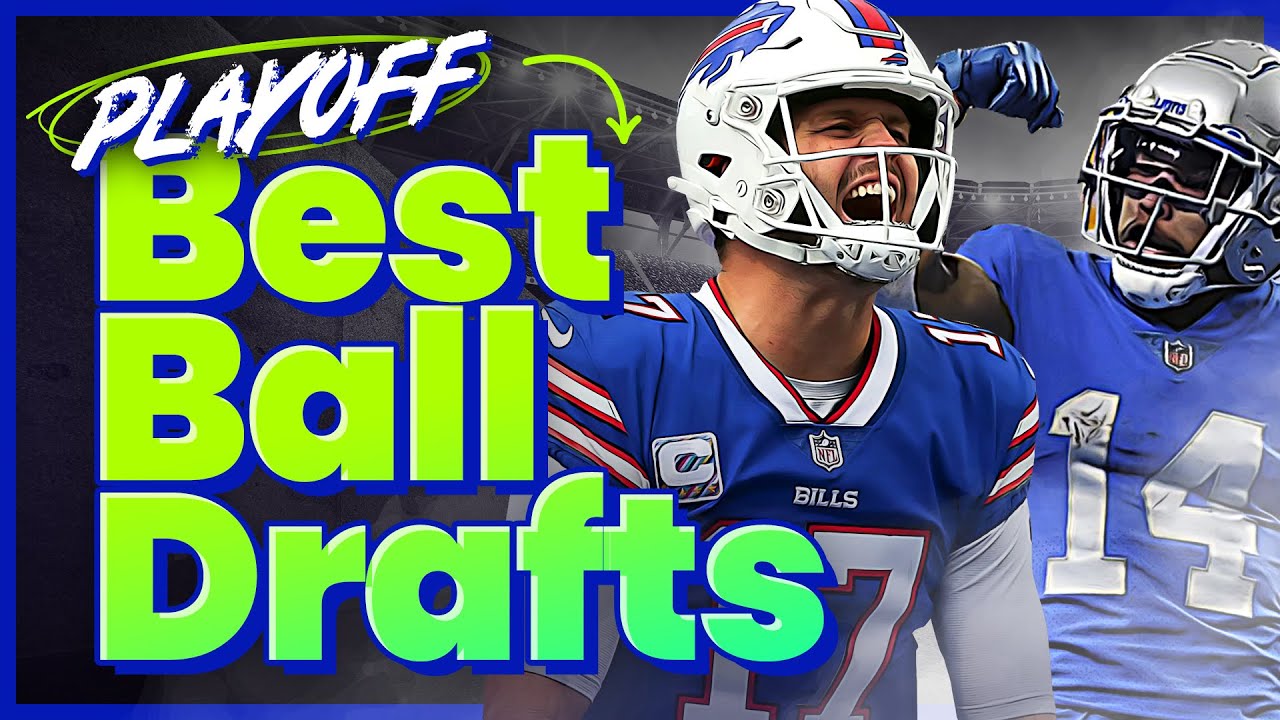 Playoff Best Ball Drafts (Underdog, DraftKings & Drafters) - YouTube