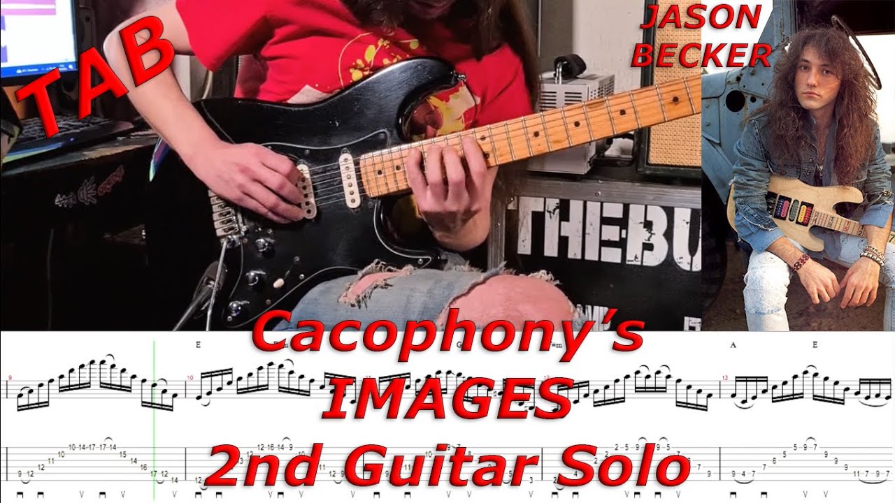 IMAGES (CACOPHONY) 2nd Guitar Solo - TRANSCRIBED - YouTube