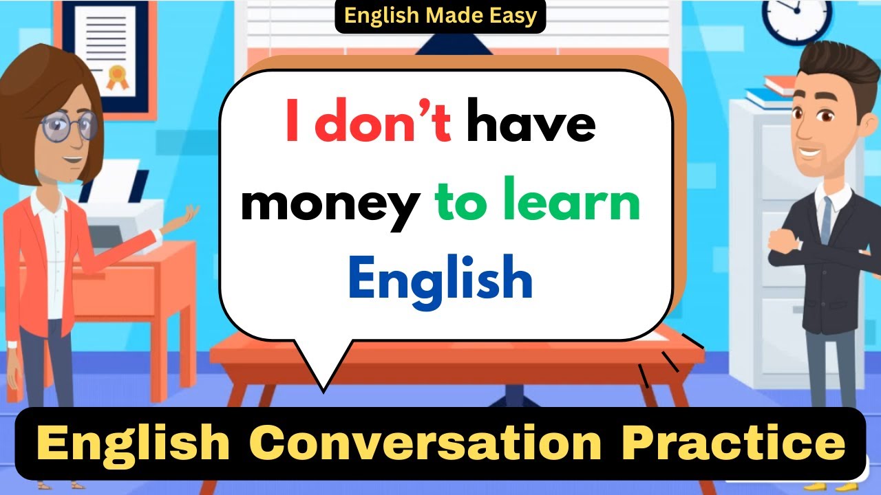 Improve English Speaking Skills ( I want to learn English ) English ...