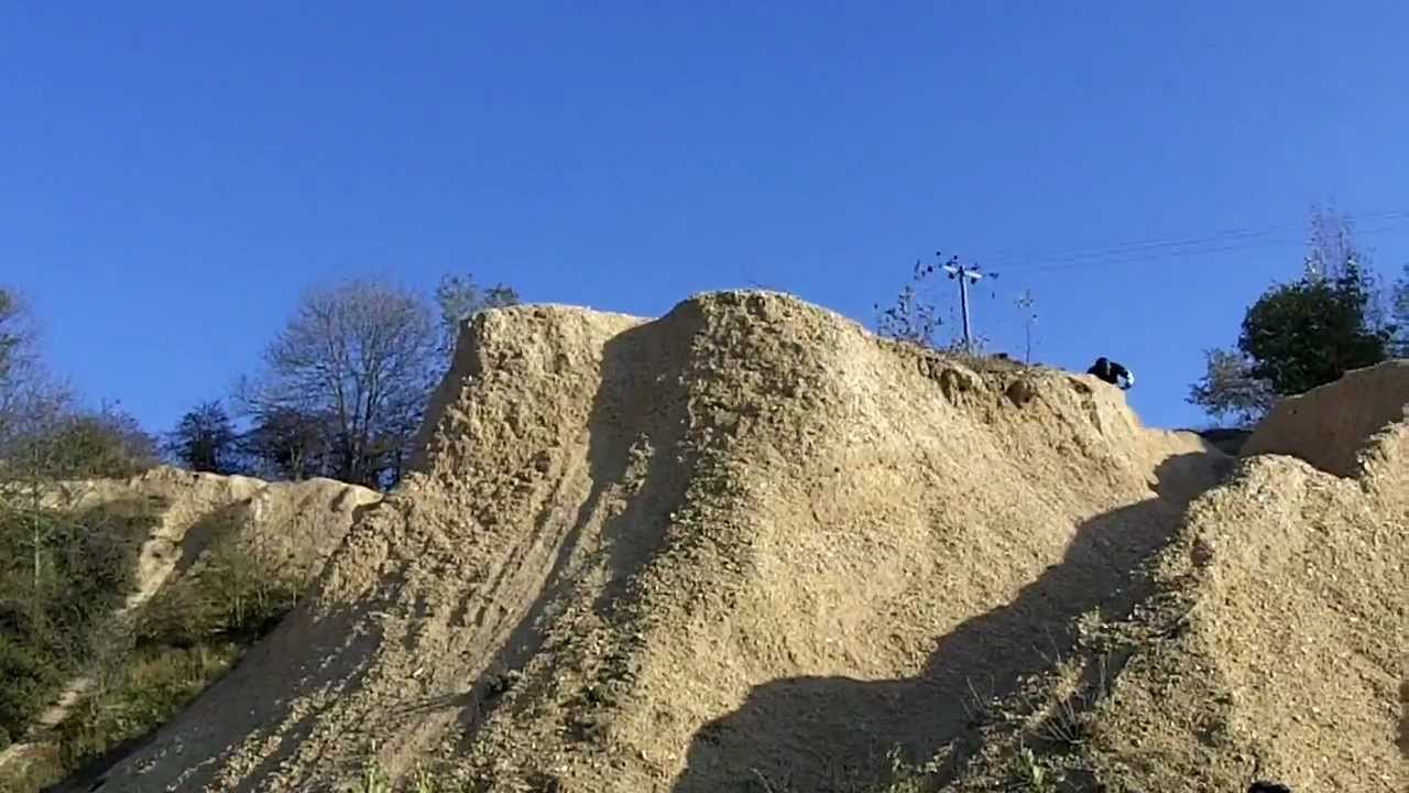 Steetley quarry drop off - YouTube