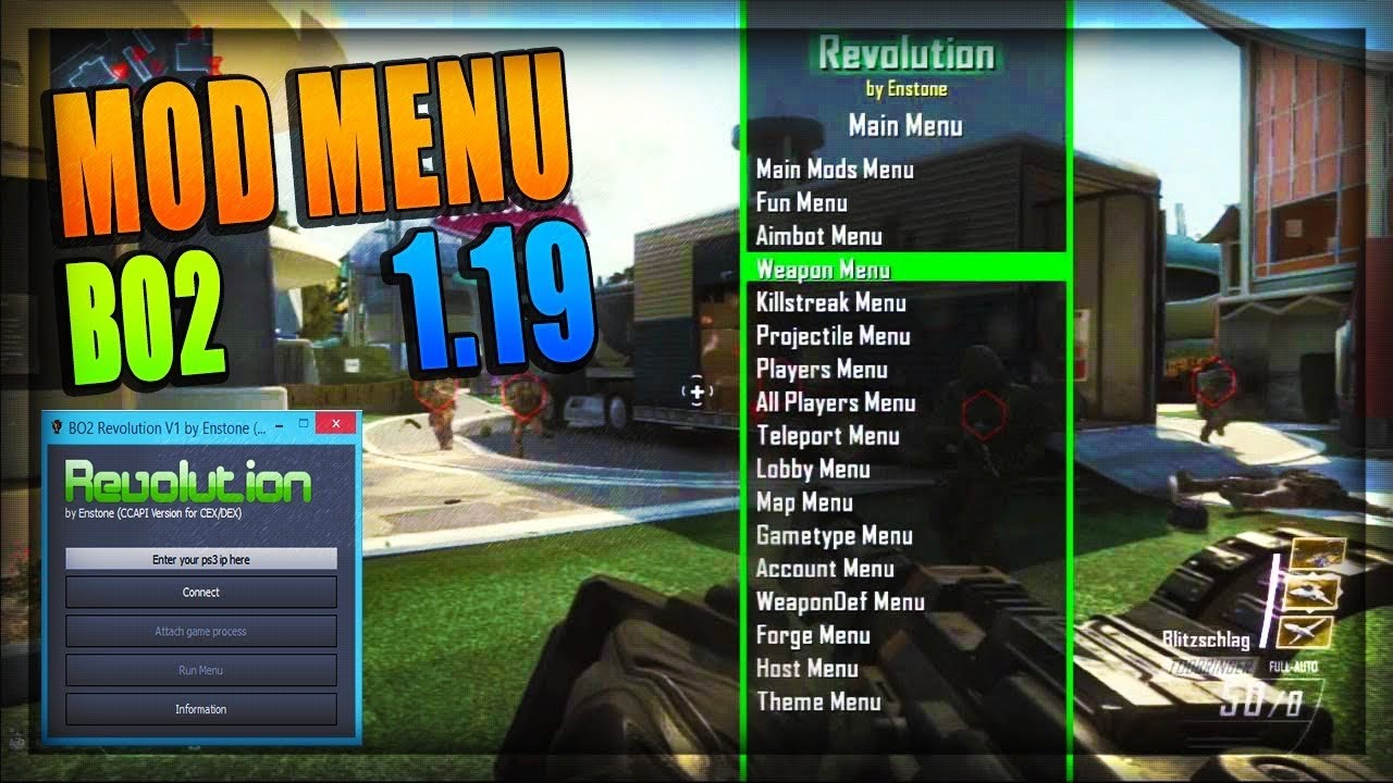 ★BO2 Black Ops 2 Mod Menu Dynamic V3 1.19★ - YouTube