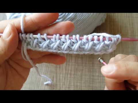 Buğday Başağı Örgü Modeli