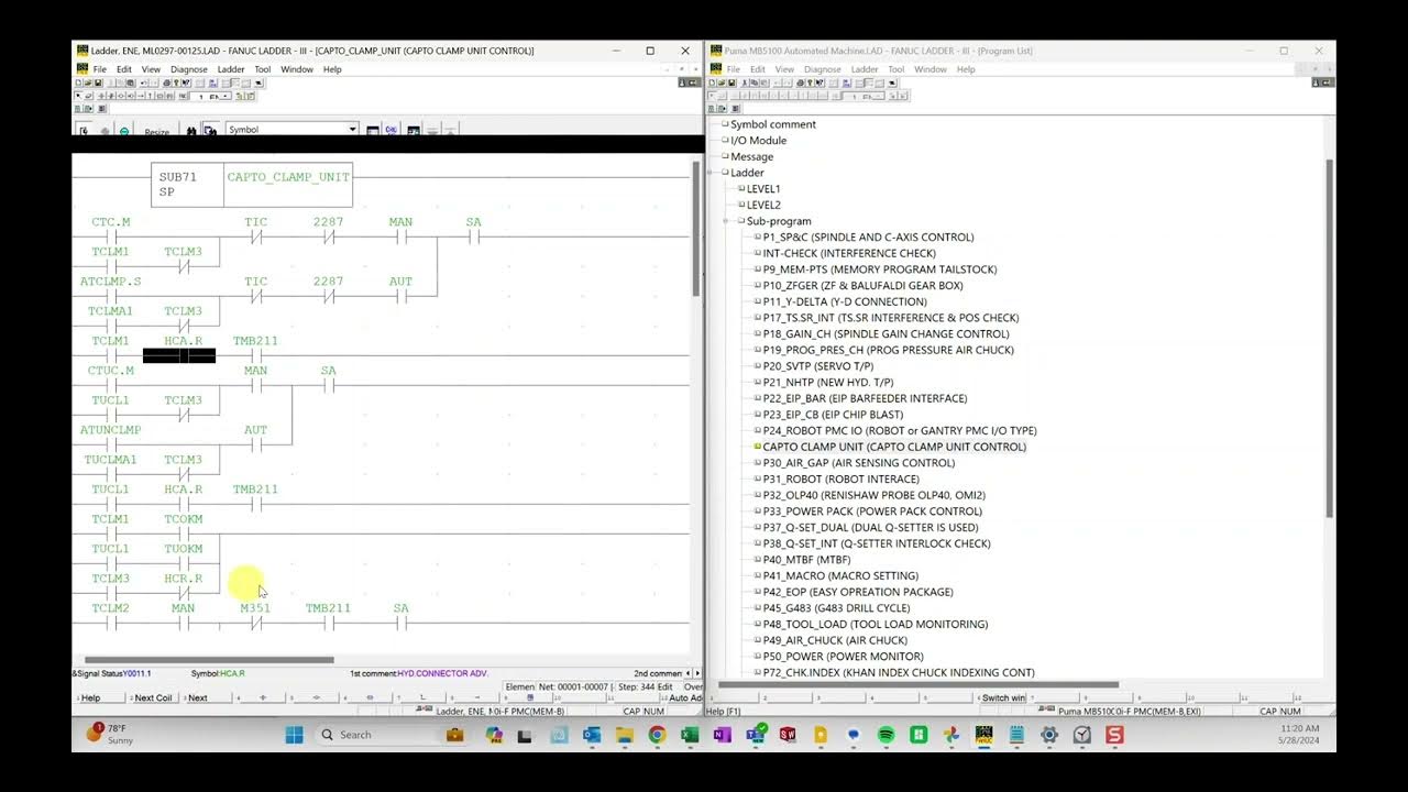 Fanuc Ladder III Subroutine Copy from Machine A to B Tips - YouTube