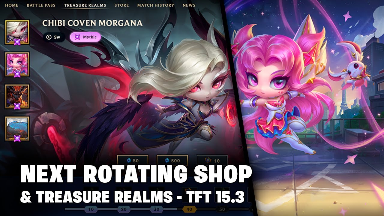 NEW ROTATING SHOP & TREASURE REALMS | TFT 15.3 - YouTube