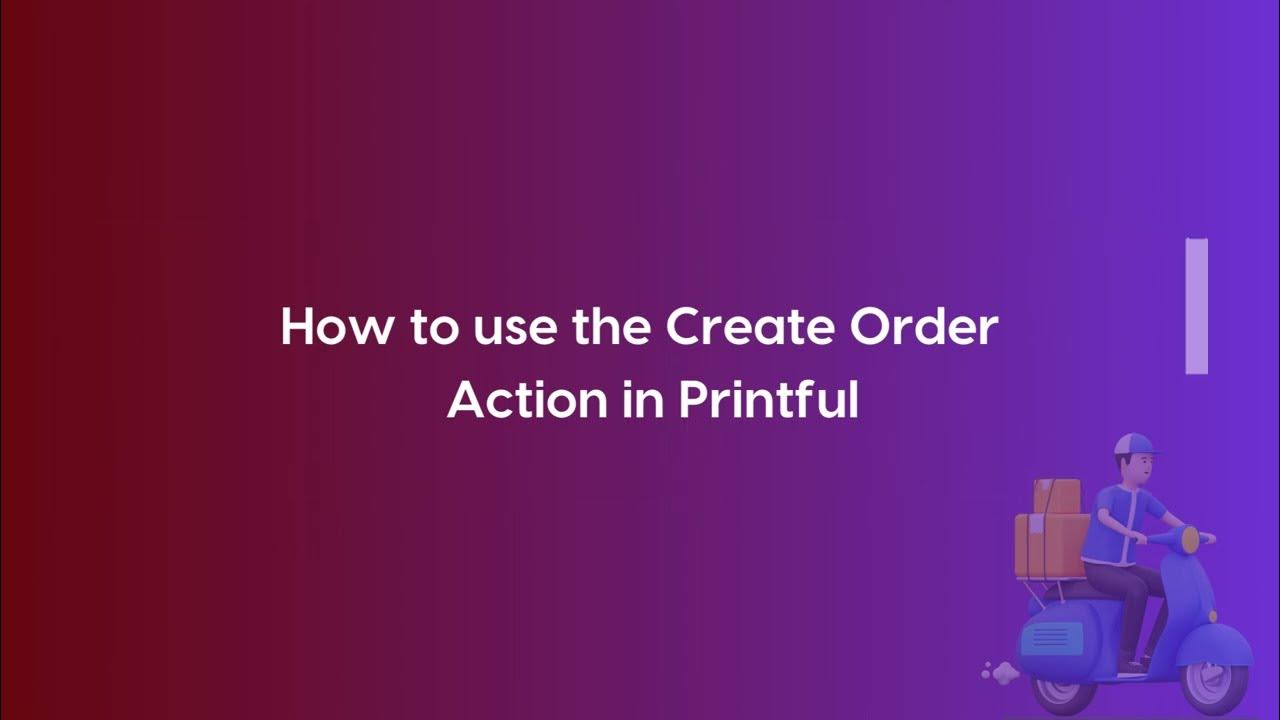 Create Order Action For Printful Workflow App For Go High Level - YouTube