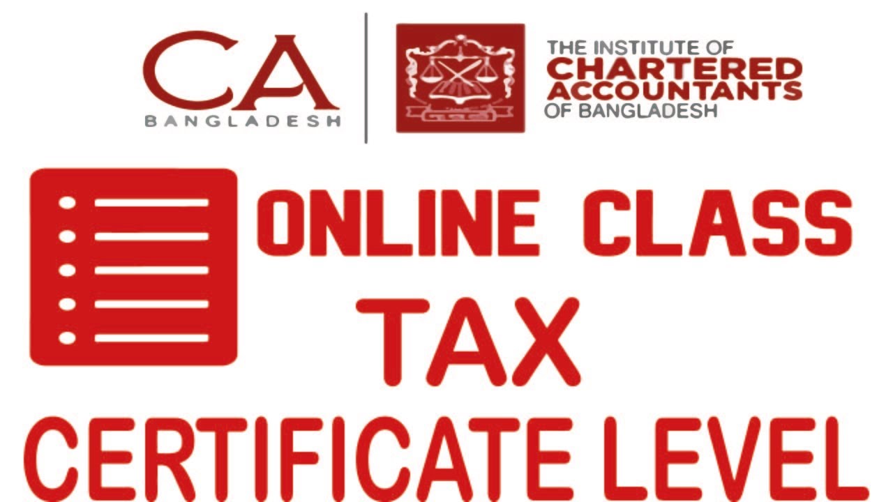 Tax Class CL-Batch-12 ICAB - YouTube