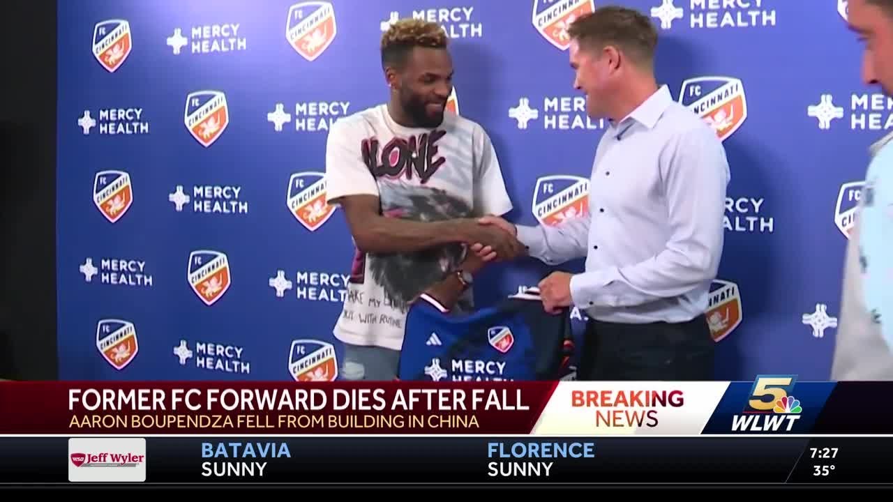 Former FC Cincinnati forward Boupendza dies after falling from building ...