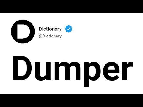 Dumper Meaning In English - YouTube