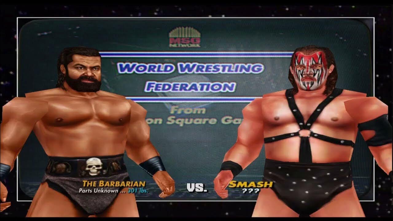 The Barbarian vs. Smash | WWF Prime Time Wrestling | WWF Legends Challenge 64 - YouTube