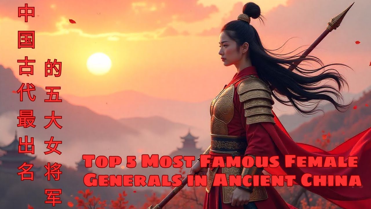 Top 5 Most Famous Female Generals in Ancient China 中国古代最出名的五大女将军 - YouTube