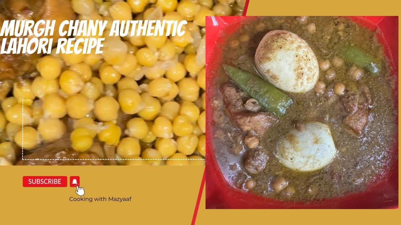 Murgh chany recipe|Lahori murgh chany recipe|Cooking with Mazyaaf - YouTube