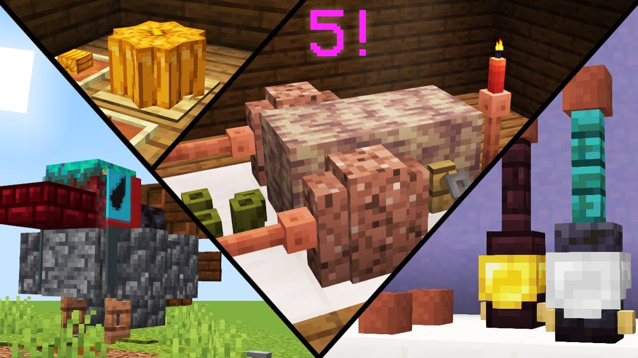 5 simple decorations you can do for Thanksgiving in Minecraft! - YouTube