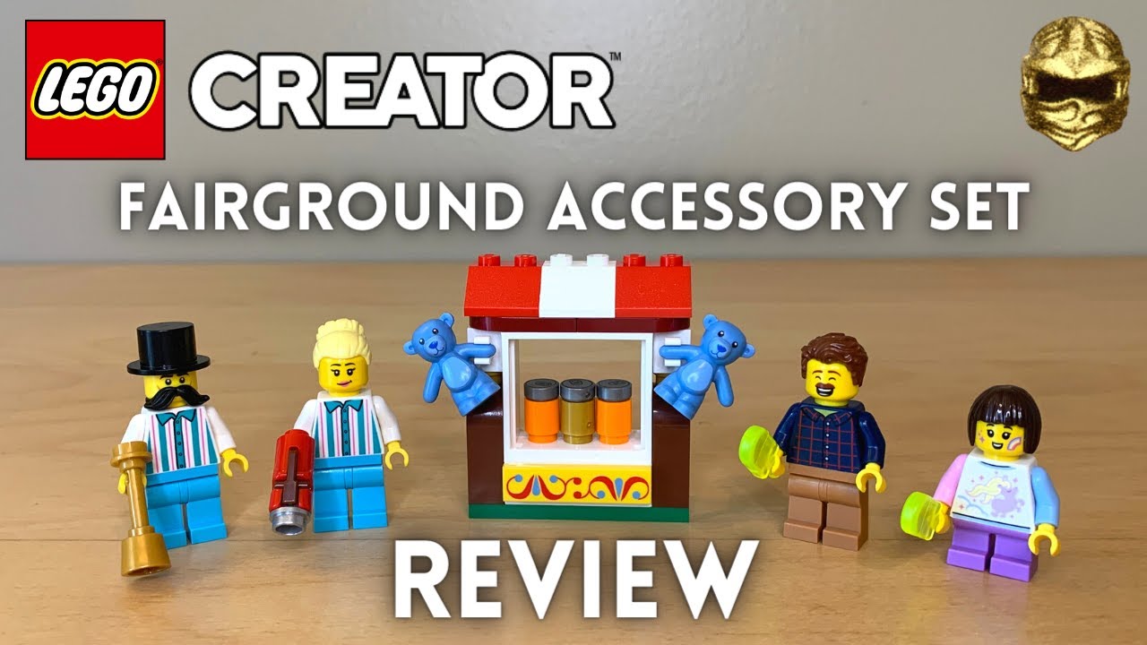 LEGO Creator 40373 Fairground Minifigure Accessory Set Review! - YouTube