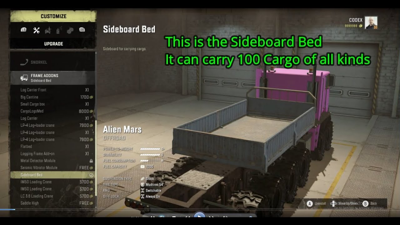 Snowrunner - Frame Addons - Frame Addons carry more than 100 Cargos of ...