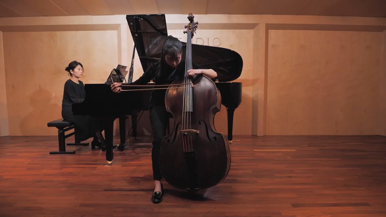 G.F. Handel Sonata in G minor for Double Bass and Piano I. Grave - YouTube