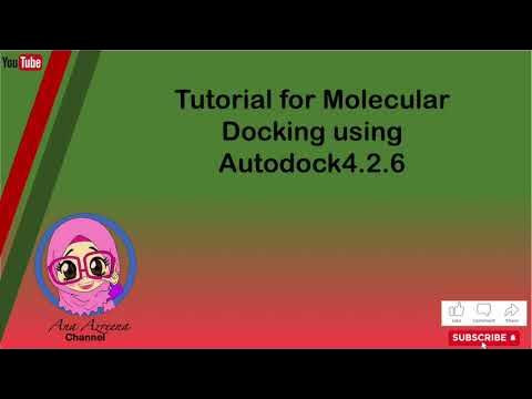 Tutorial for Molecular Docking using Autodock 4.2.6 (Windows) - YouTube