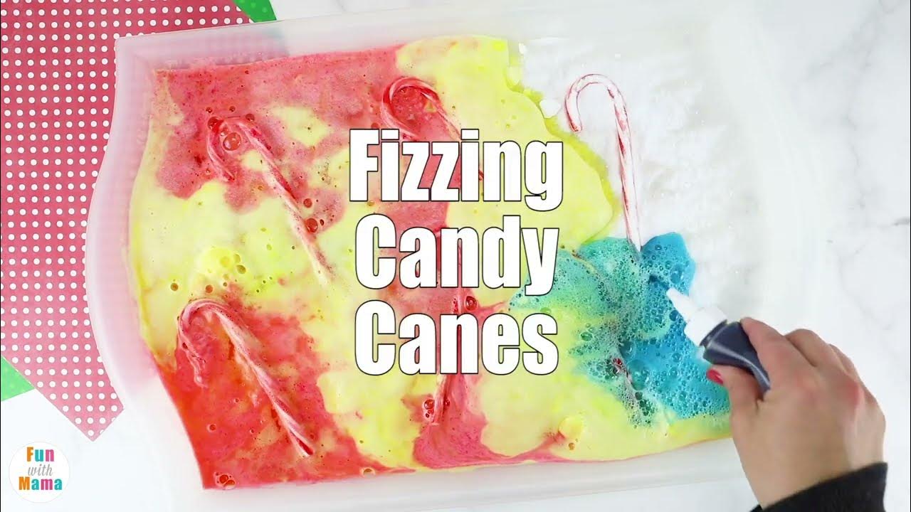 Fizzing Candy Canes Science Experiment - YouTube