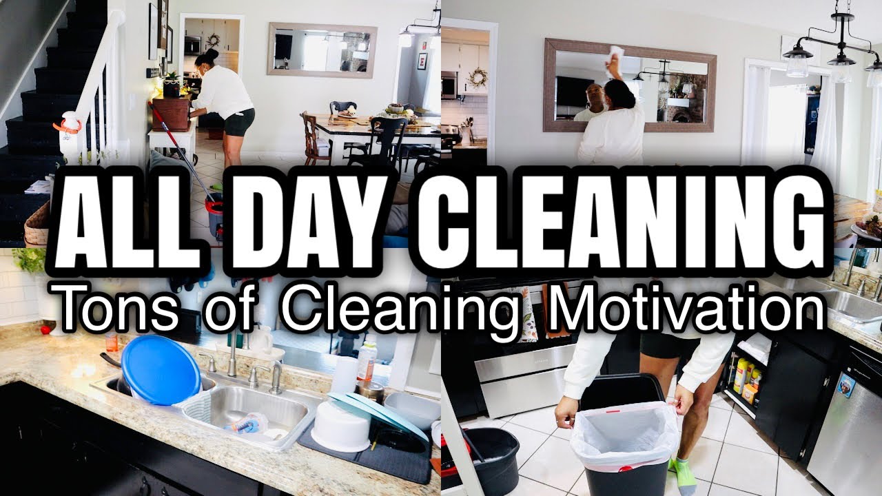 NEW! All Day Clean With Me. Real Life Cleaning. Realistic Cleaning ...