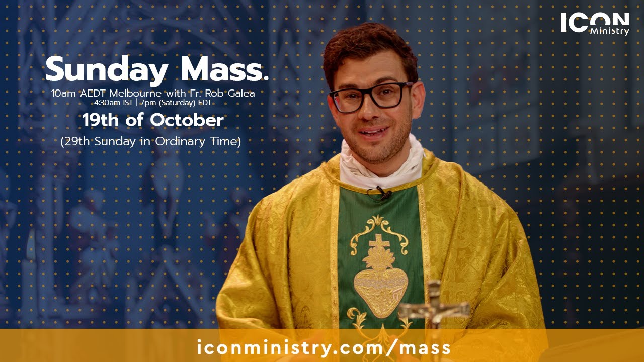 Sunday Mass with Fr. Rob Galea 19/10/2025 - YouTube