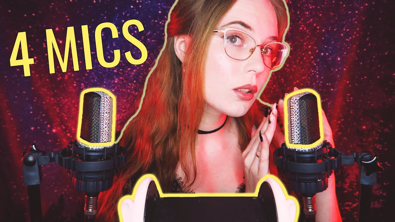 QUAD 💥 3Dio EAR Goodness, Mouth Sounds, Inaudible Whisper ASMR [BLACK EDITION] - YouTube