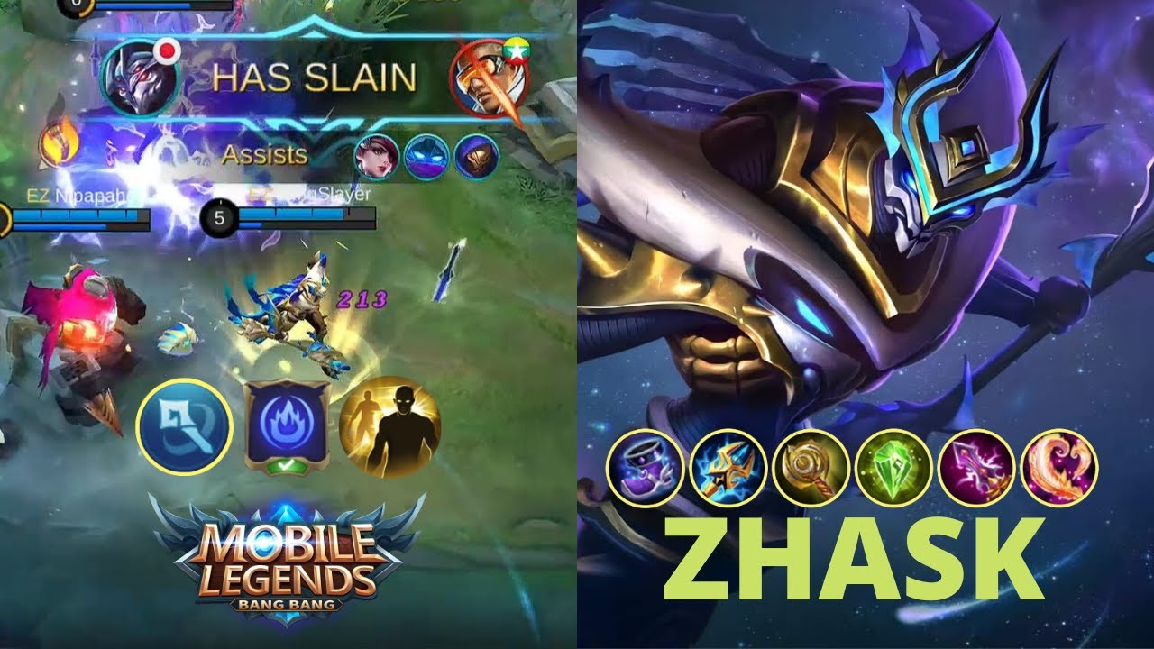 How to play support role with zhask full gameplay 3/1/13 kda ...