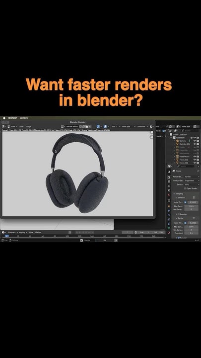 Render Faster in Blender #blender #blender3d #blenderrender - YouTube