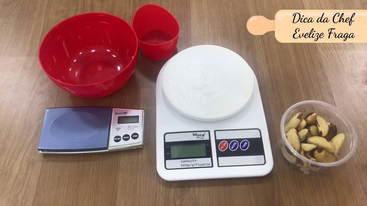 Como pesar os ingredientes - YouTube