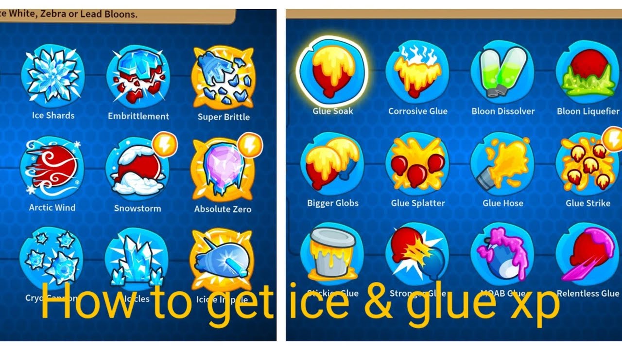 how to get ice & glue xp fast - YouTube
