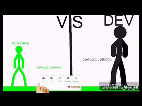 DOĞA ANA VS DEV#ÇUBUKADAMANİMASYON