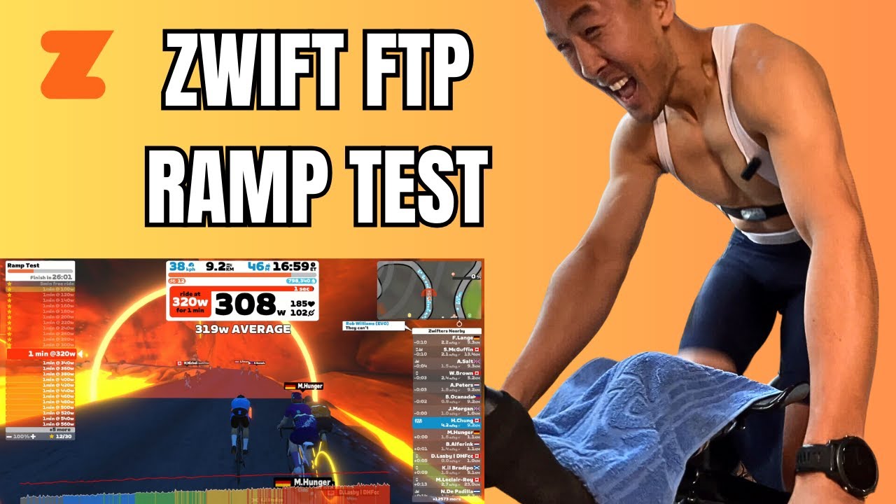 My First Zwift FTP Ramp Test Of The Indoor Season - YouTube