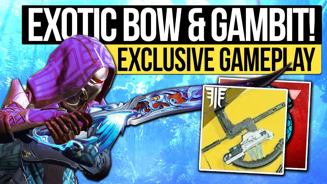 Destiny 2 | NEW EXOTIC BOW & SUPERS GAMEPLAY! Gambit Hands on, Trinity ...