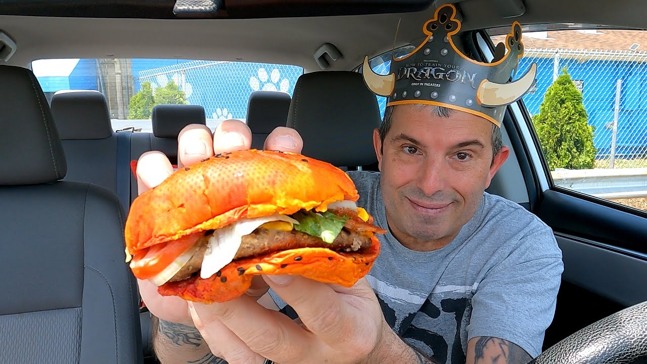 burger king how to train your dragon whopper food review - YouTube