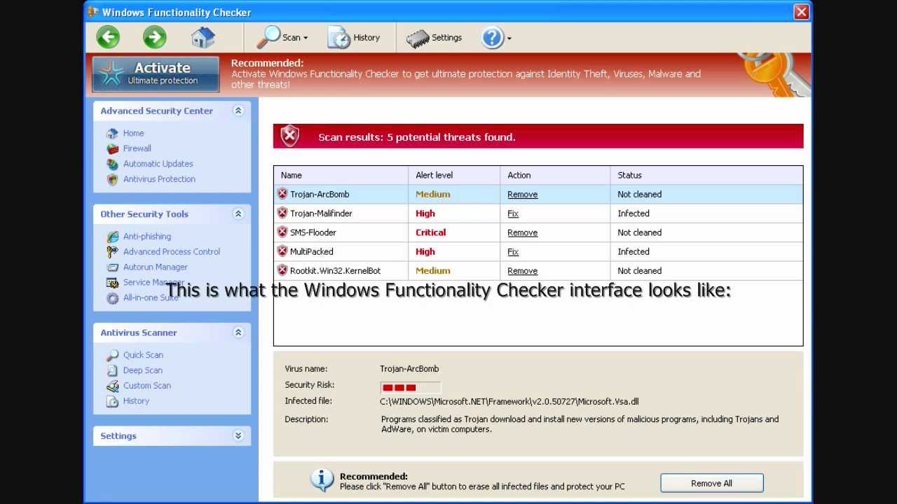 Remove Windows Functionality Checker in 4 Easy Steps - YouTube