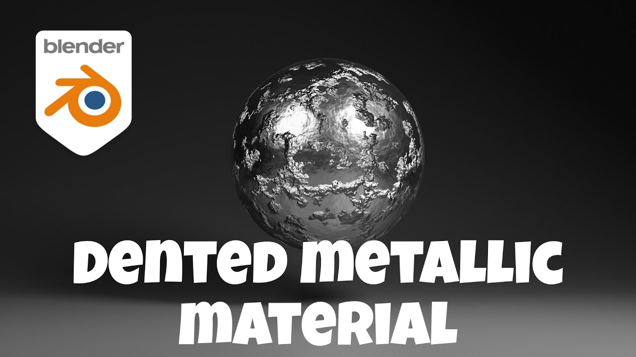 Metallic Dented Material | Blender Tutorial - YouTube