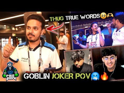 Thug Words🥹Jonty Increase Thug Aura At EWC😂GobliN Joker Pov🔥GobliN Full 6x Spray🥶Joker Crazy🚀
